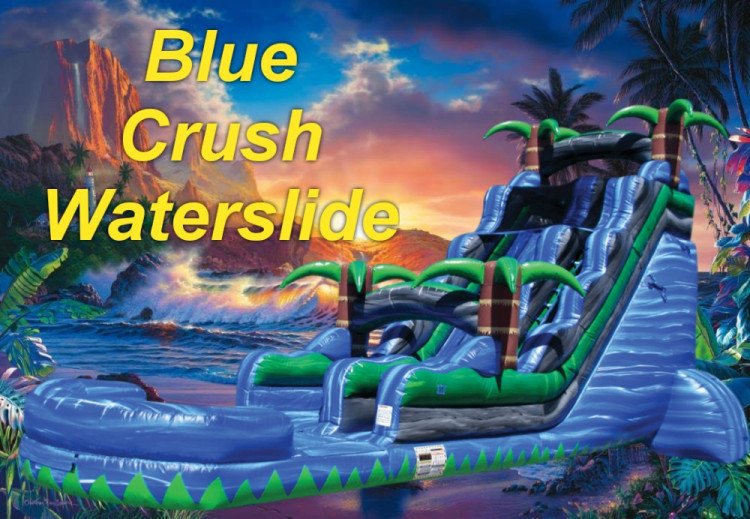 Blue Crush Slide - Hill City Inflatables forest VA